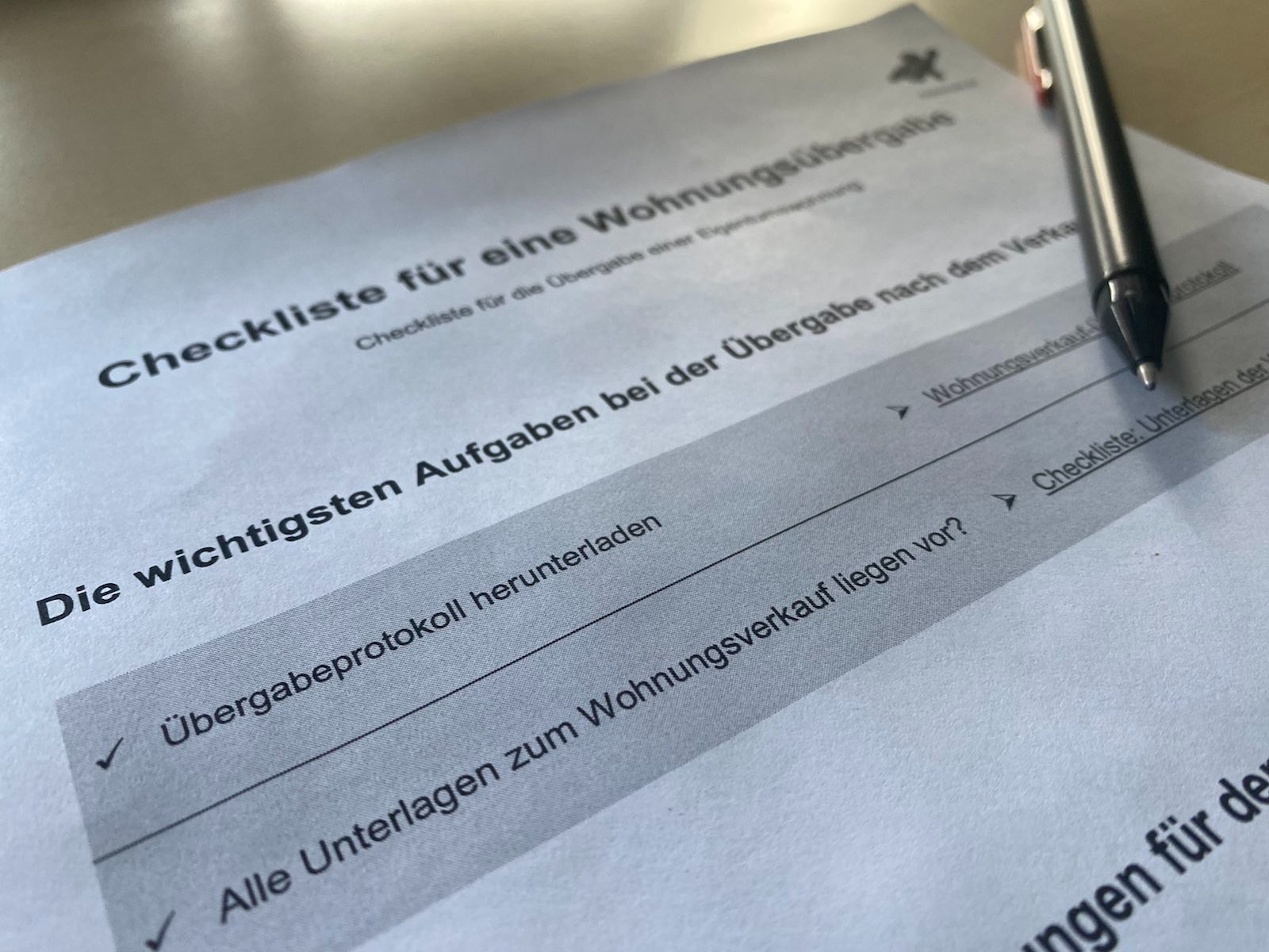 Wohnungsverkauf-Übergabe: Checkliste und Profi-Tipps