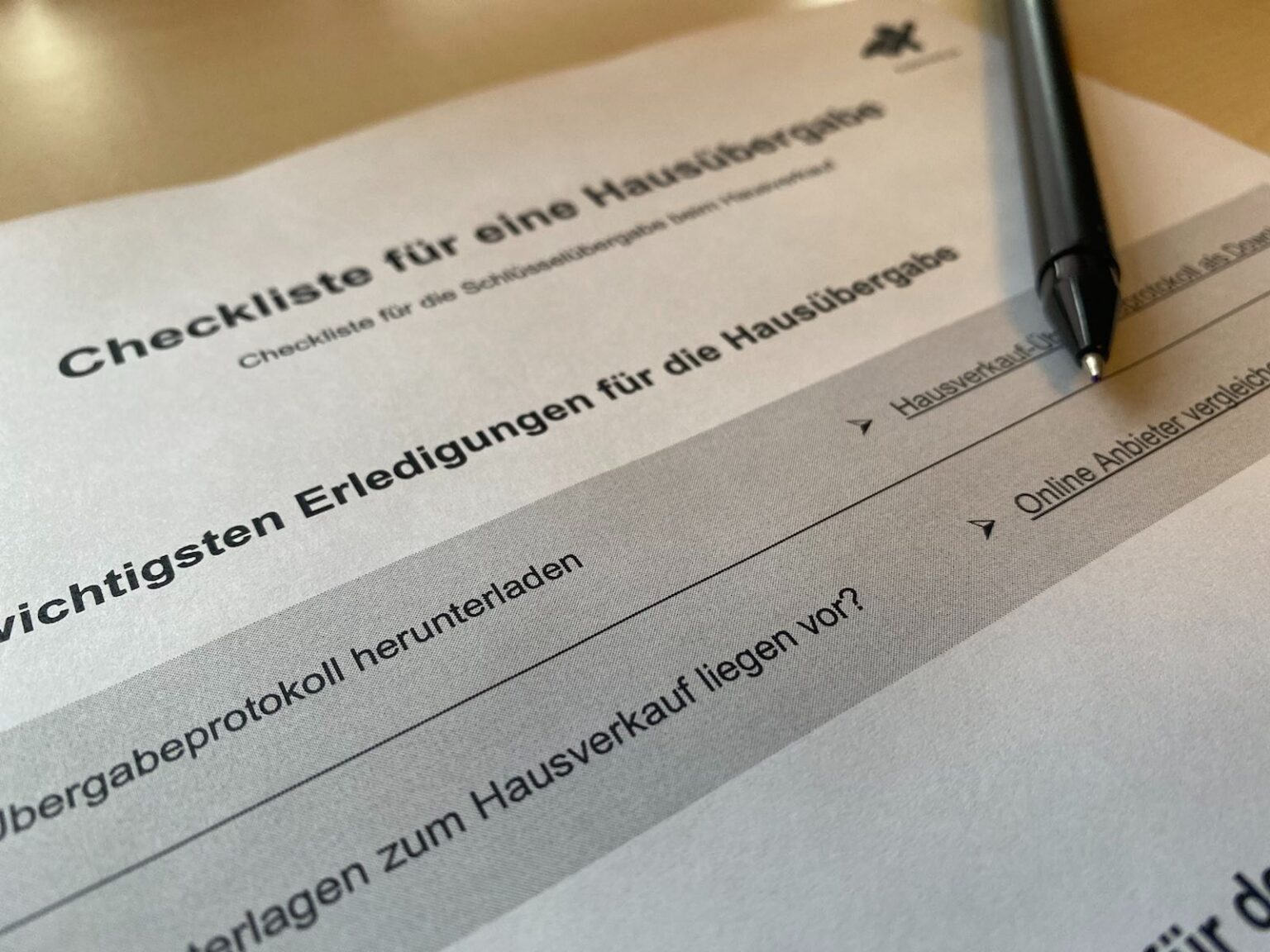 Hausverkauf-Übergabe: Checkliste und Profi-Tipps - Budenheld
